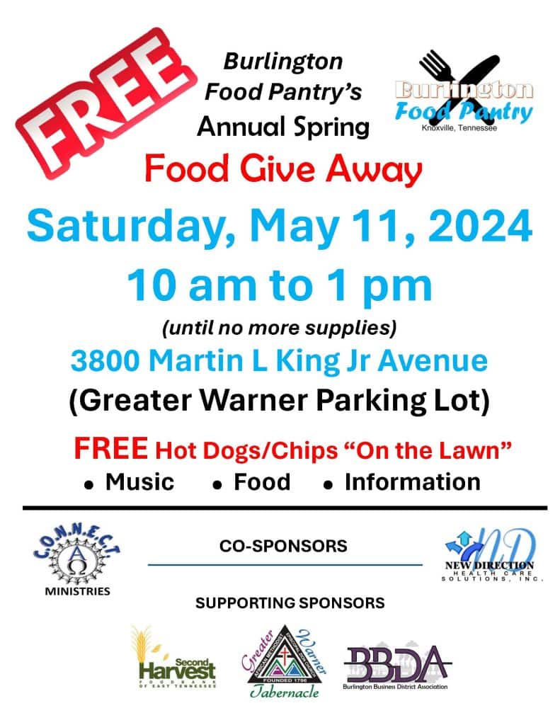 Burlington Food Pantry's Annual Spring Food Give Away - CONNECT Ministries